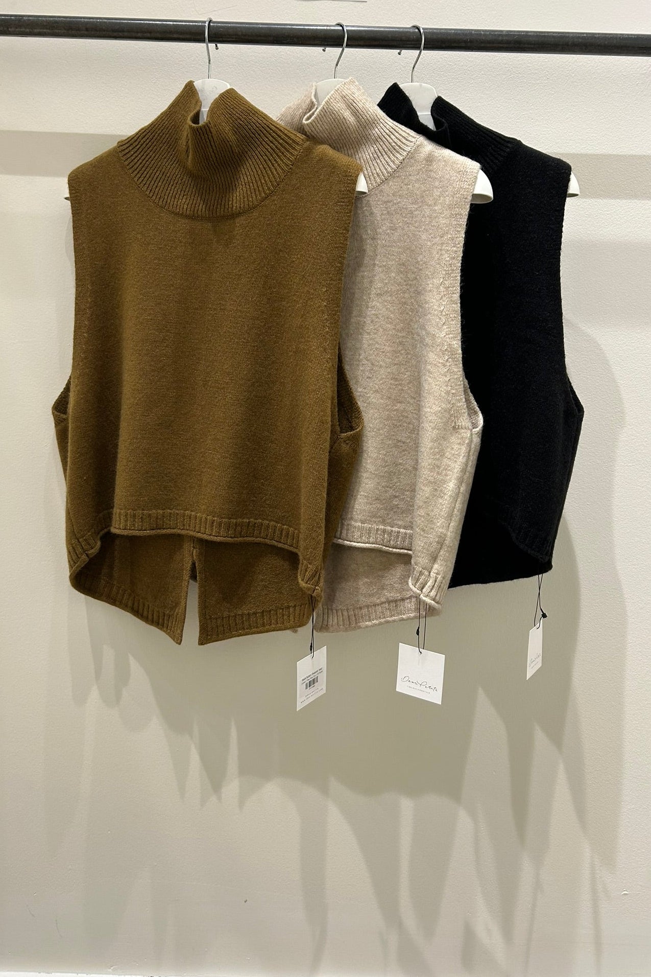 Back Button Sweater Vest